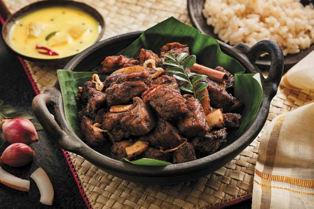 How to Make Erachi Ularthiyathu | Famous Indian Dishes | Melam